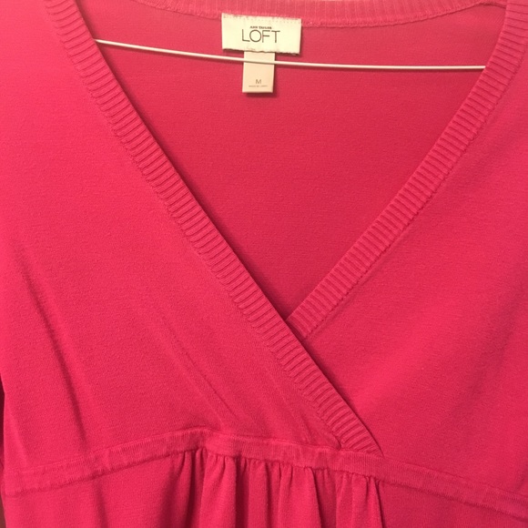LOFT | Tops | Hot Pink Loft Blouse | Poshmark